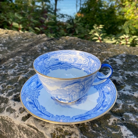Atlas China | Dining | Very Rare Atlas China Stoke On Trent Blue And ...
